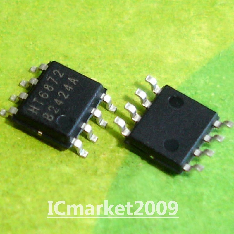 50 PCS HT6872 SOP-8 4.7W Anti-Cutting Top Mono Class D Audio Power ...
