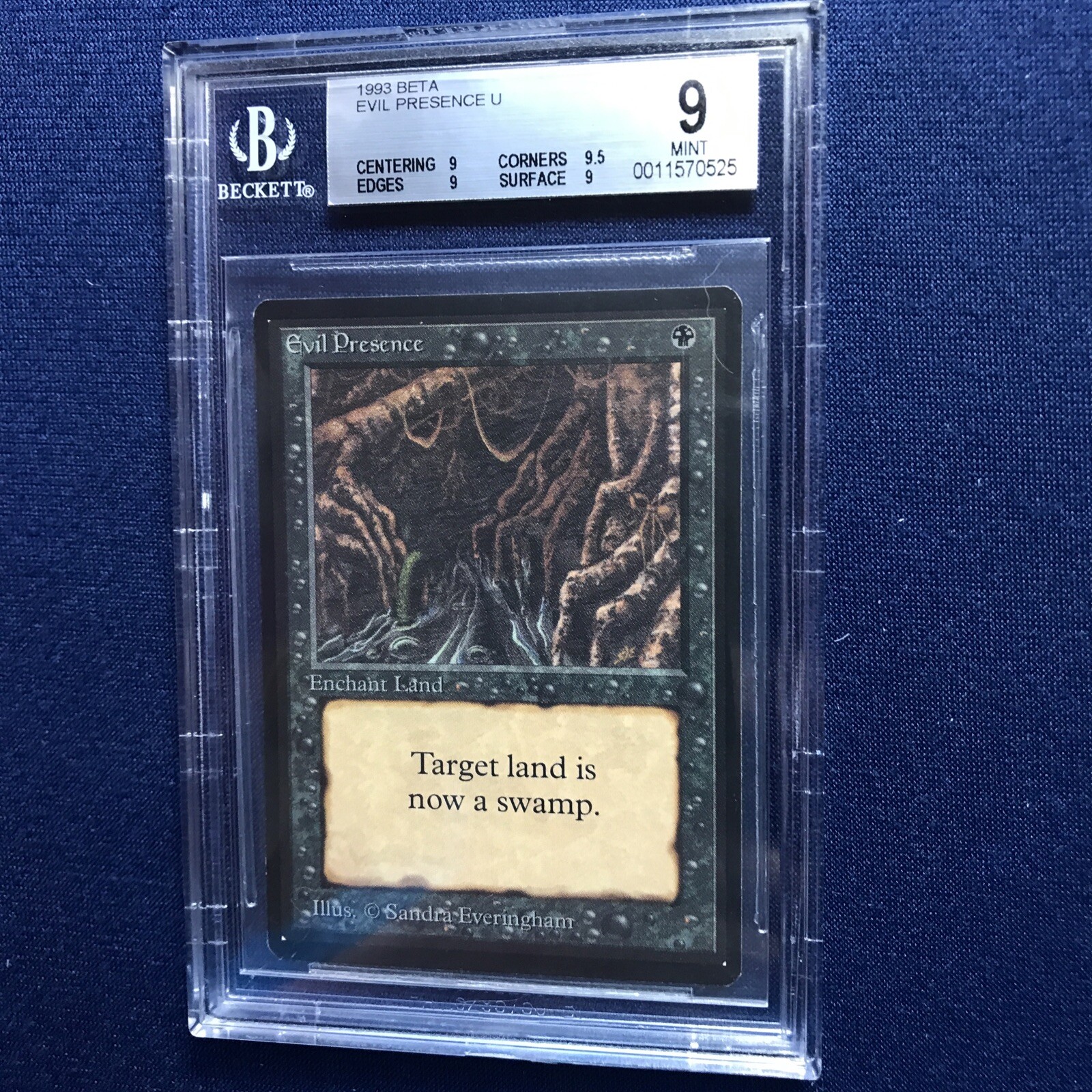 MTG Beta Evil Presence BGS 9 Quad+ MINT (with 9.5 corners) 1993 | eBay