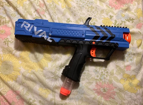 Nerf Rival XV-700 Apollo Blue Blaster Ball Dart Gun Includes Magazine ...