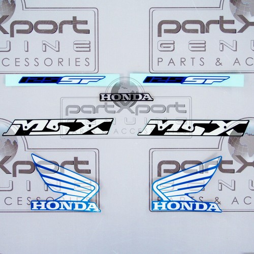 HONDA MSX MSX125 GROM125 SF H STICKER DECALS FULL SET CANDY BLUE 2016 ...
