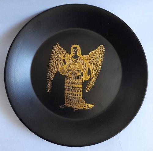 Portmeirion Black & Gold Virgo Plate Zodiac design by John Cuffley | eBay