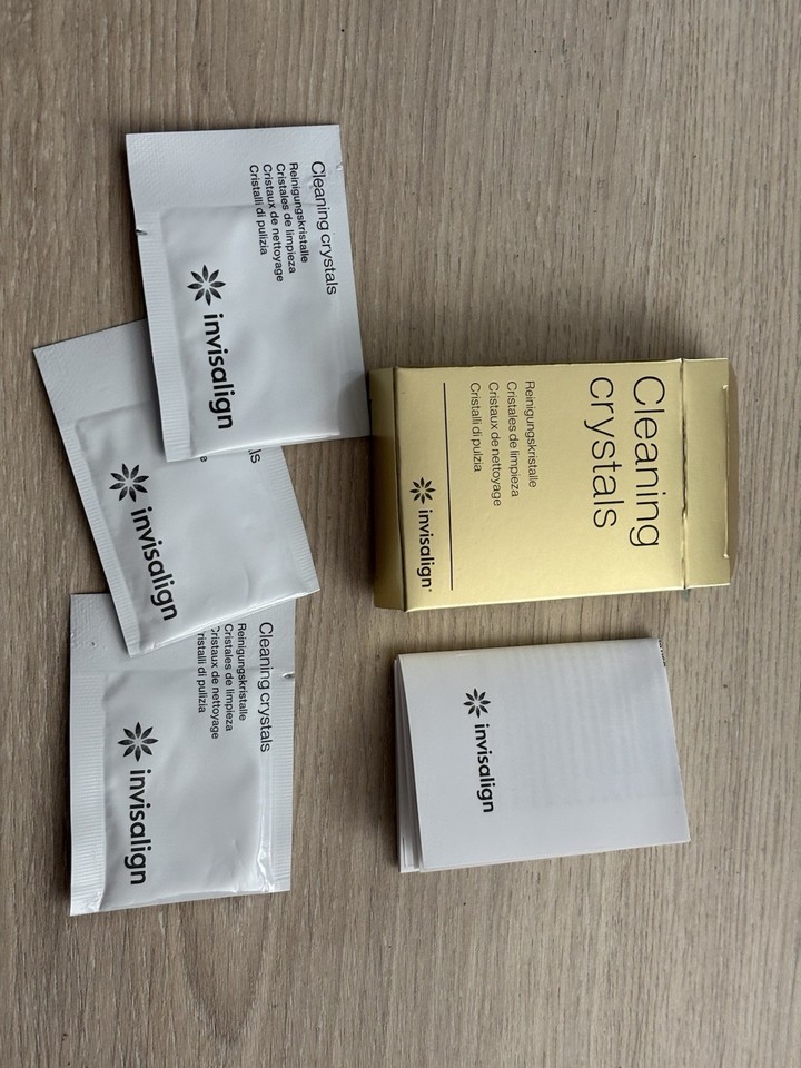 NEW in Box Invisalign Cleaning Crystals Packets - 3 packets | eBay