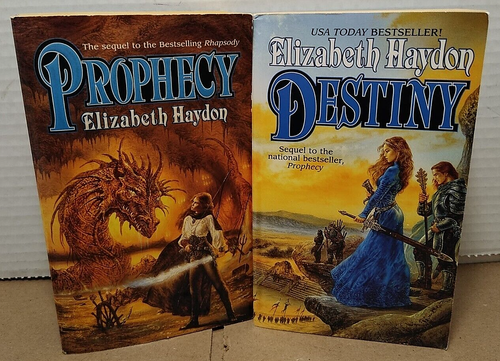 Prophecy (#2) & Destiny (#3) by Elizabeth Haydon - Lot of (2 ...