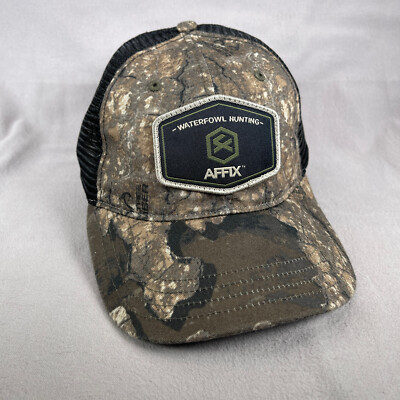 Affix Realtree Timber Camo Hat Men One Size Green Trucker Cap Duck ...