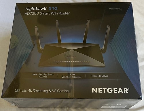 NETGEAR Nighthawk X10 7200 Mbps 7 Port Wireless AD Router (R9000-100NAS ...