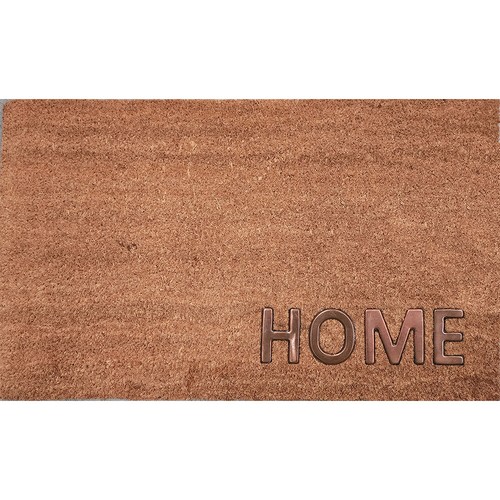 Solemate PVC Backed Coir Copper Home 45x75cm Slim Outdoor Stylish ...