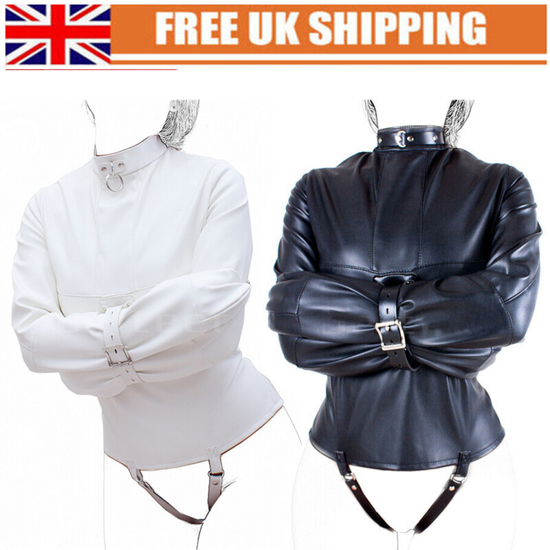 UK Asylum Straitjacket Straight Jacket Costume Body Harness Armbinder ...