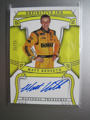 2023 Panini National Treasures Definitive Ink Autograph Matt Kenseth # ...
