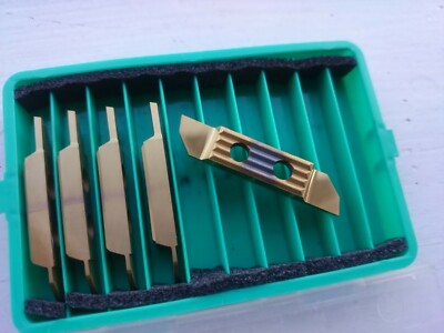 5 Applitec TOP-line carbide parting inserts 751R-1.5 TiN ( 1.5mm part ...