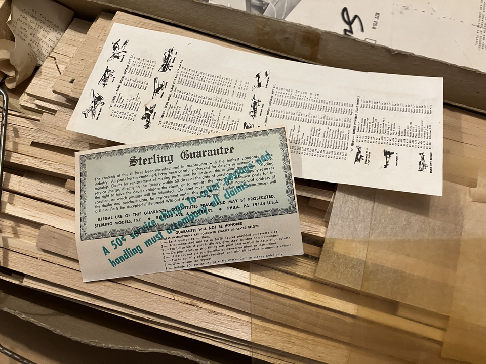 Sterling Piper Cub Super Cruiser Balsa Model Plane Kit - 72" Wing Span ...