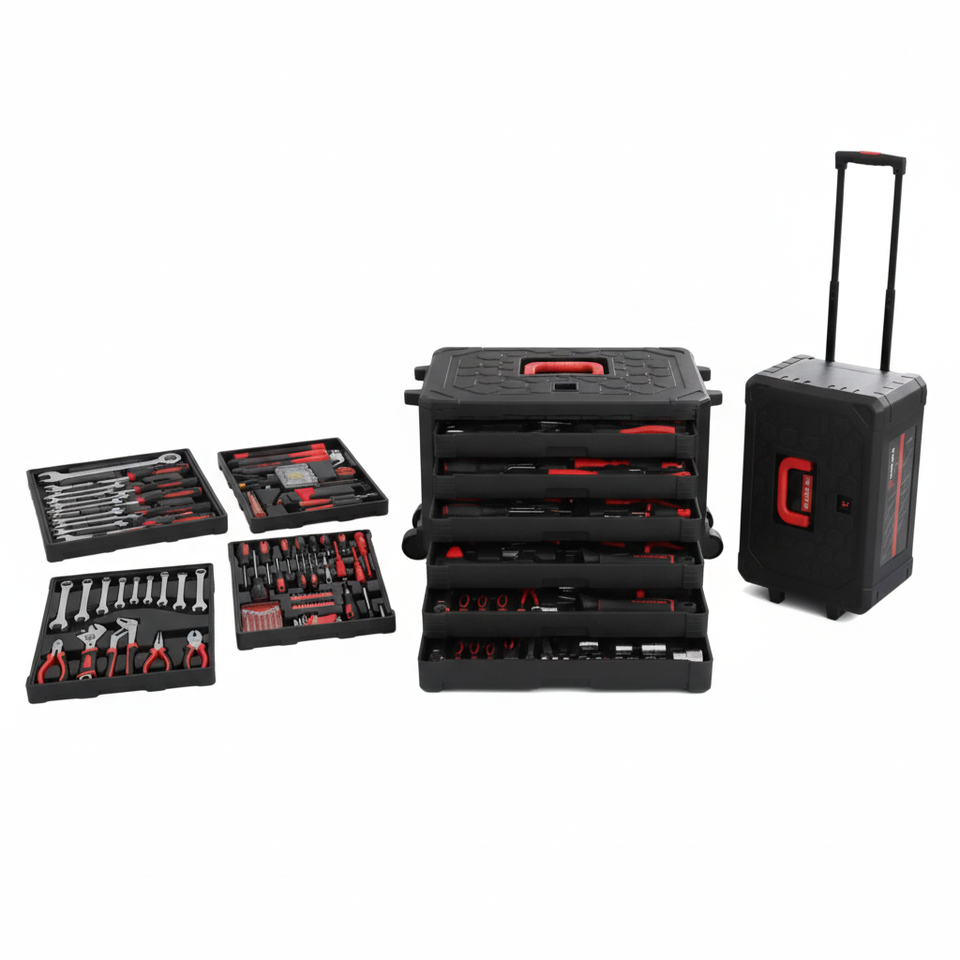 254 Piece Ultimate Tool Kit | Complete Chrome Vanadium Tool Set With ...
