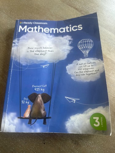 I Ready Classroom Mathematics 3rd Grade 3 Volume 1 Student Workbook | eBay