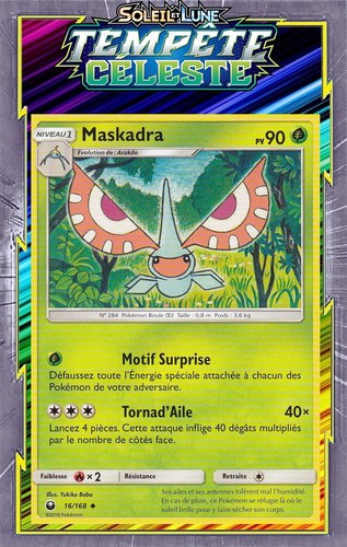 Maskadra - SL07:Celestial Storm - 16/168 - New French Pokemon Card | eBay