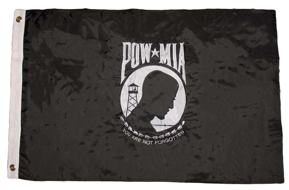 2x3 Embroidered POWMIA Pow Mia Double Sided 220D Nylon Flag 2'x3' Heavy ...
