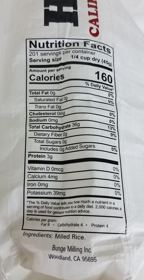 20 Lbs Pirmi / Homai California Calrose Sushi Rice NON-GMO Grown in the ...