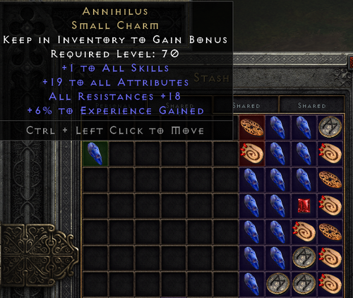 Diablo 2 D2R - Anni Charm (Annihilus) - PC Xbox Non Ladder Softcore | eBay