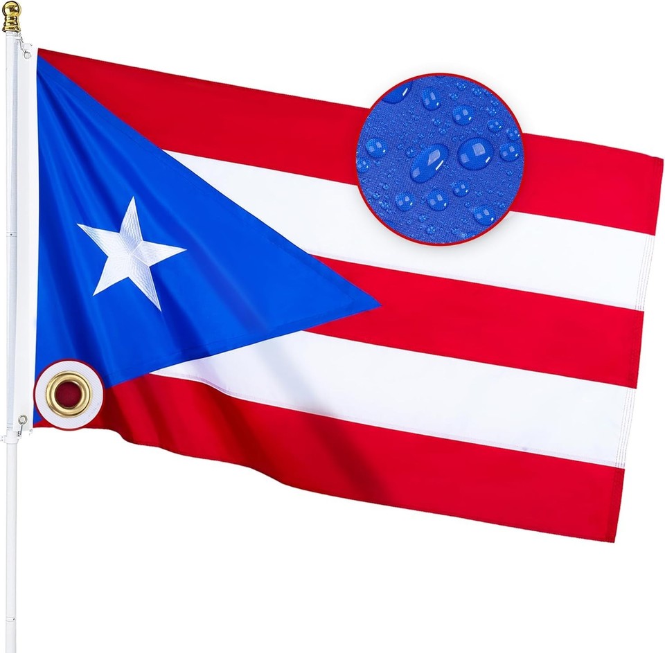 Heavy Duty 3x5 Puerto Rico Flag Outdoor Nylon Fade Resistant Vivid | eBay