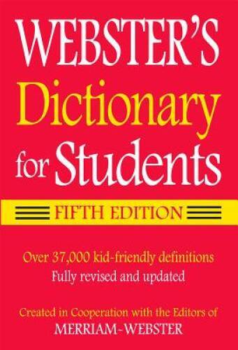 Webster's Dictionary for Students, Fifth Edition - Paperback - GOOD 9781596951679| eBay