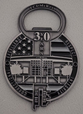 Federal Bureau of Prisons, FCI McKean, PA 30th YR Anniversary Challenge ...