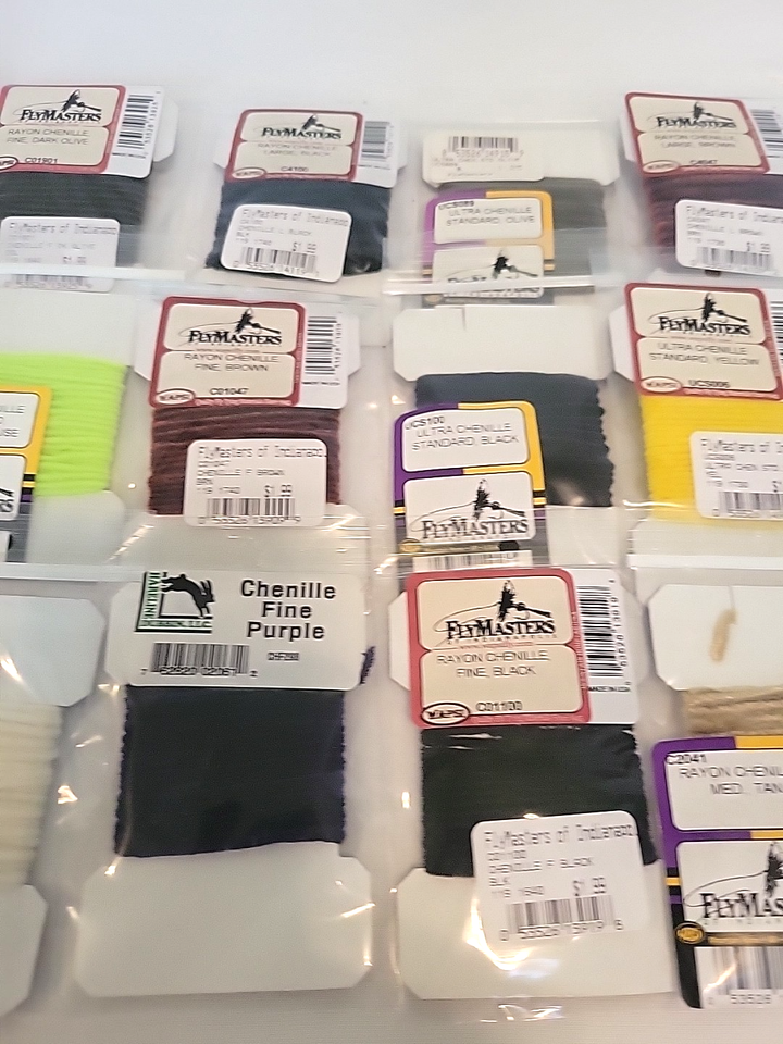 Wapsi Fly Tying Ultra Chenille Fly Fishing Lot Of 18 Packs New | eBay