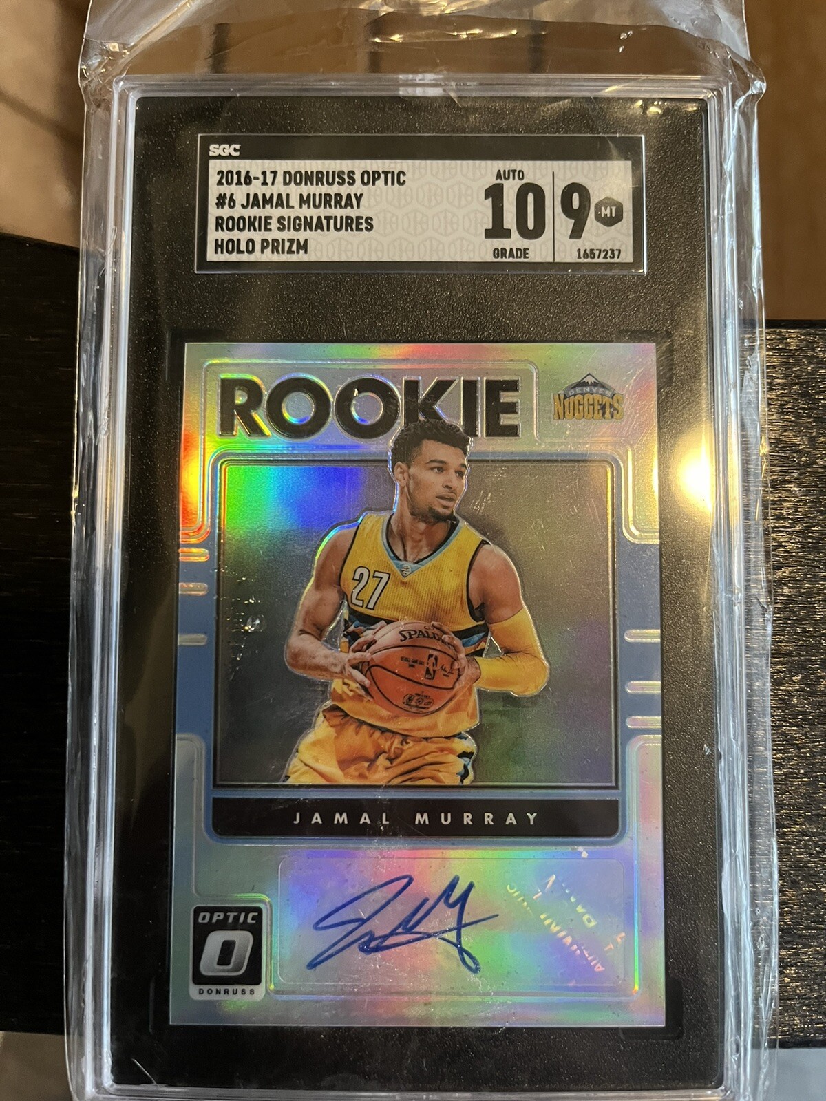 Jamal Murray Rookie auto basketball card graded | eBay