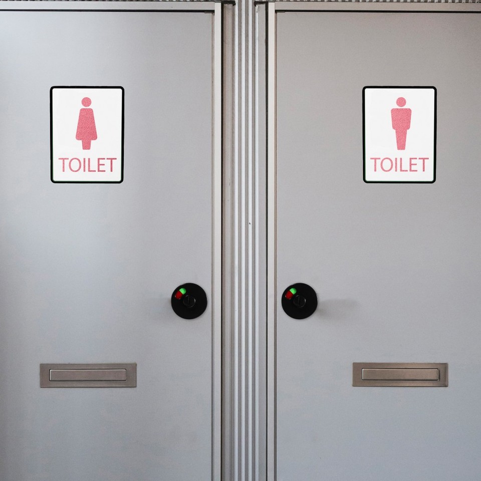 4pcs Bathroom Plastic Partition Door Lock Red Green Door Indicator Lock ...