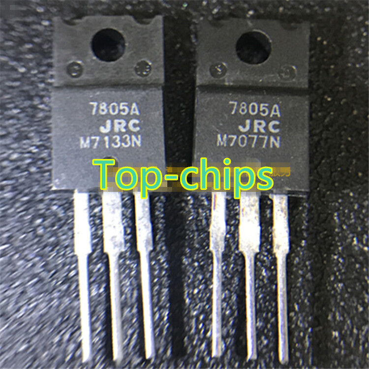 10 x 7805A JRC7805A NJM7805FA TO-220F 3 TERMINAL POSITIVE VOLTAGE ...