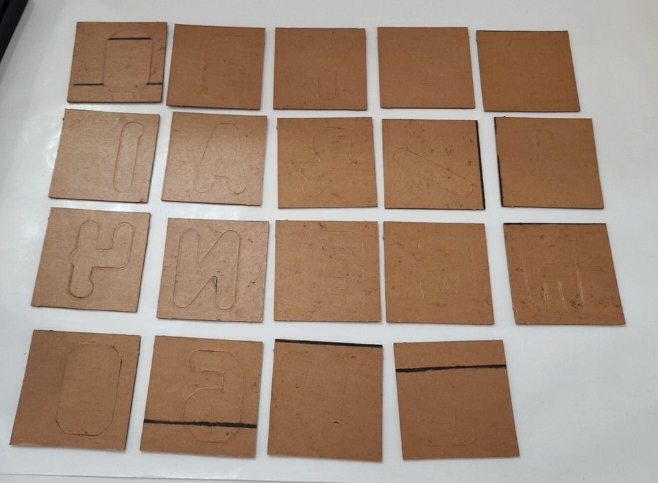 Sears Craftsman Router Template Set 9-25182 Letters Numbers Vintage ...