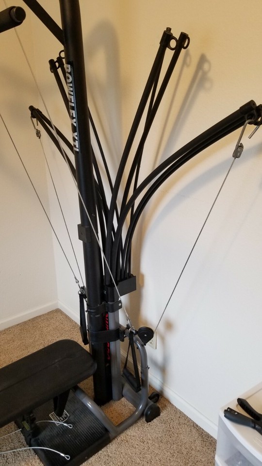 Bowflex XTL with 310 lbs of Power Rods, Lat and Leg Attachment Included ...