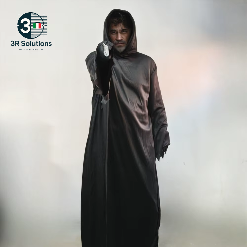 Costume Da Fantasma per Adulti Di Halloween Scream Reaper Cosplay Death ...