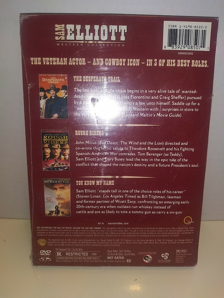 Sam Elliott Western Collection [Rough Riders / You Know My Name / The ...