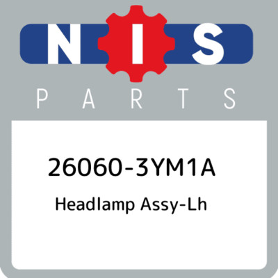 26060-3YM1A Nissan Headlamp assy-lh 260603YM1A, New Genuine OEM Part | eBay