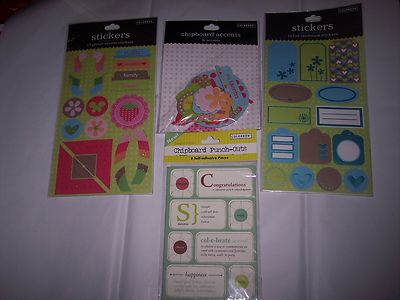 COLORBOK Lot of 4 Scrapbooking Stickers & Chipboard Accents~New in ...