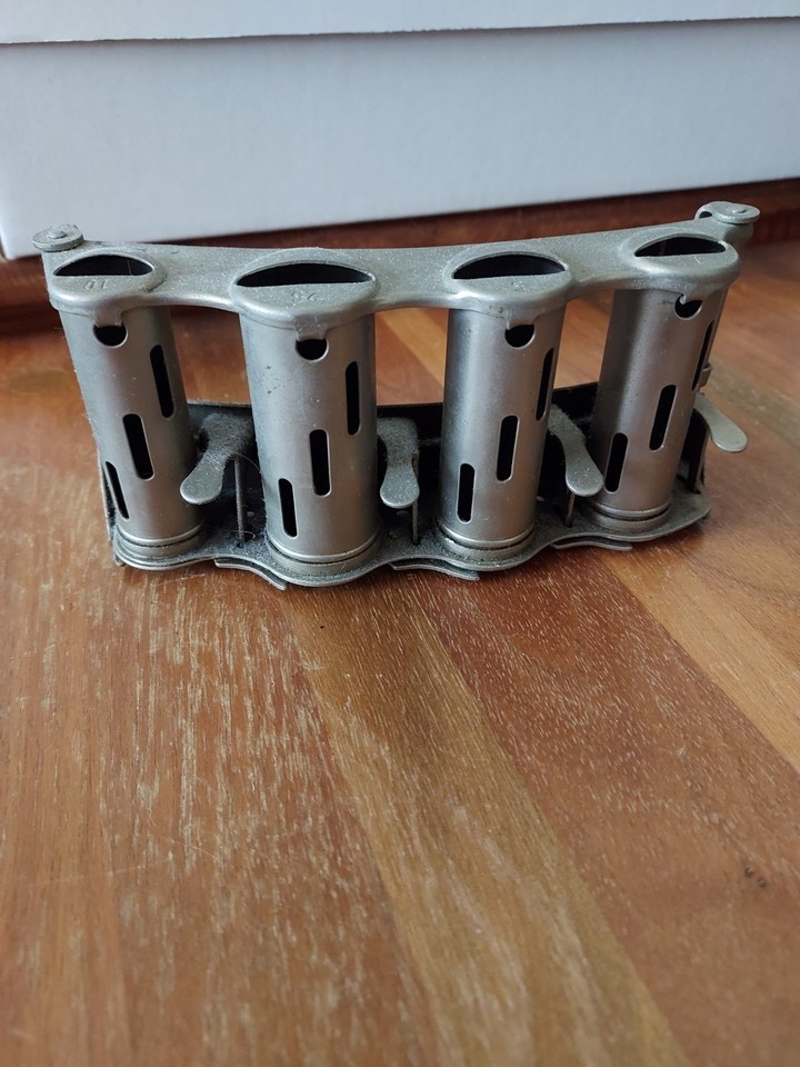 VINTAGE COIN CHANGE DISPENSER -BELT 4 BARREL, NICKEL, DIME, QUARTER ...