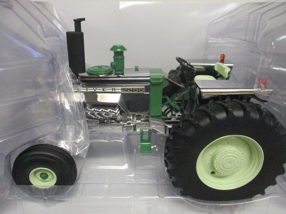 Custom Silver Chrome Oliver Model 2255 Toy Tractor, 1/16 Scale | eBay