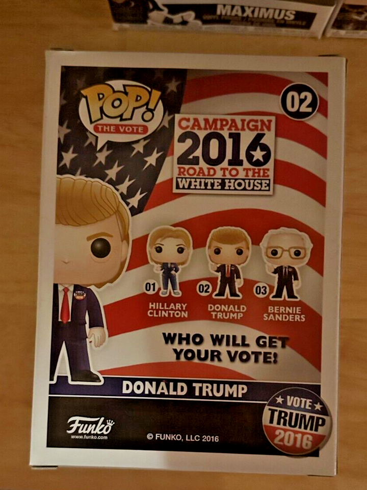 2016 Funko Pop The Vote #02 DONALD TRUMP ‘Campaign To The Whitehouse ...
