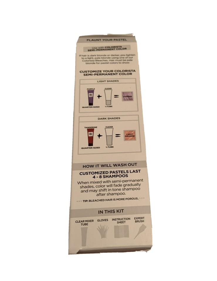 L'Oreal Paris Colorista Clear Mixer / Use W/Colorista Semi-Permanent ...