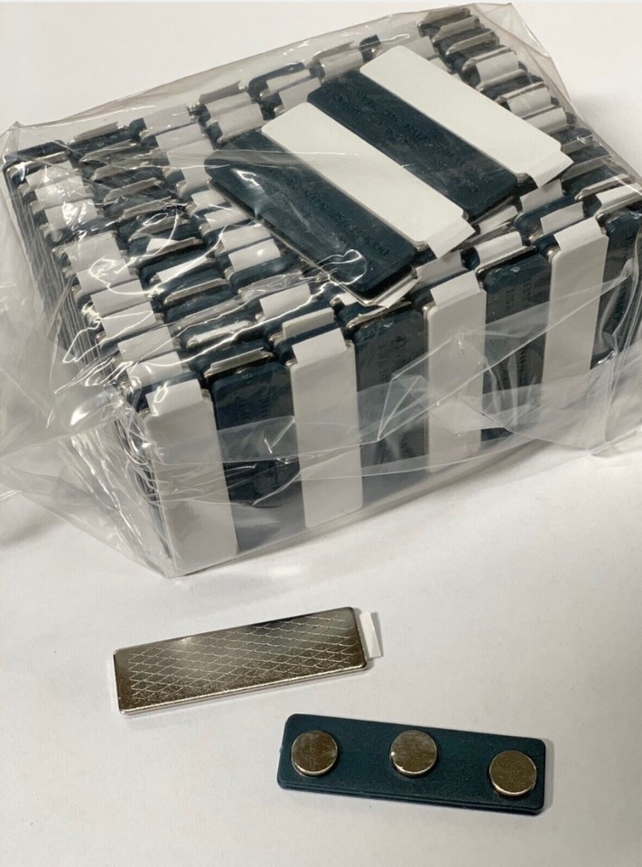 Magnetic Name Badge Backing - Name Tag Fastener with Adhesive Peel, 1. ...