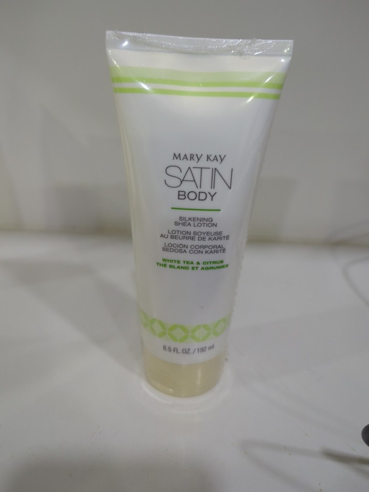 Mary Kay Satin Body White Tea Citrus Shea Wash, Scrub, Whipped Cream ...