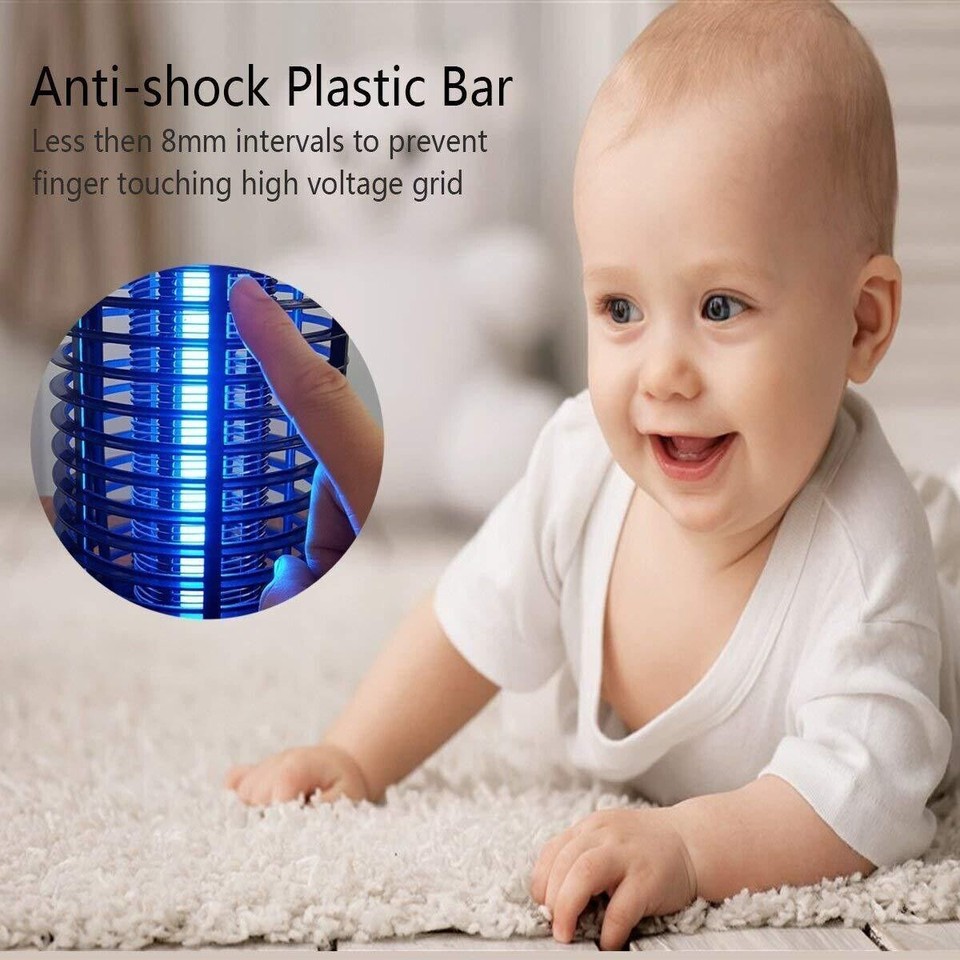 Electric Fly Bug Zapper Mosquito Insect Killer LED Light Trap Pest ...