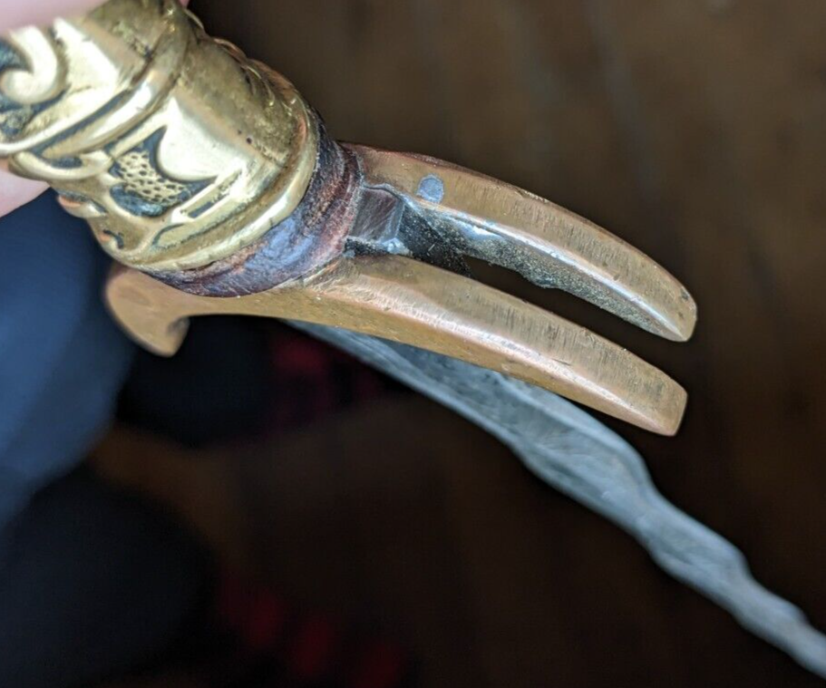 Antique Dagger Antique Athame German Flamberge Knife Melusine Hermes ...