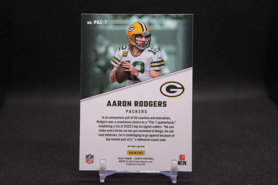 2022 Panini Zenith Pacific AARON RODGERS #PAC-7 - Jets | eBay