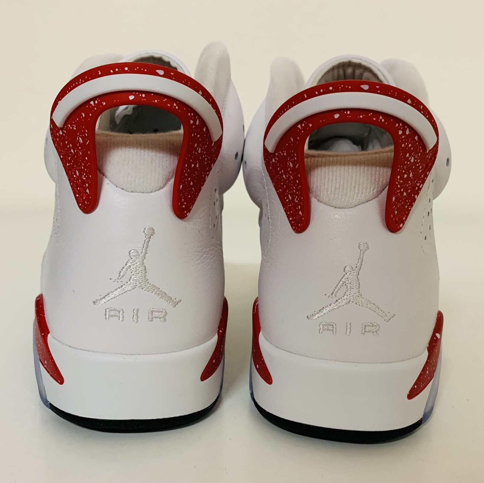 Nike Air Jordan 6 Retro Red Oreo Mens Sz 7.5/ Women’s Sz 9 White Red ...