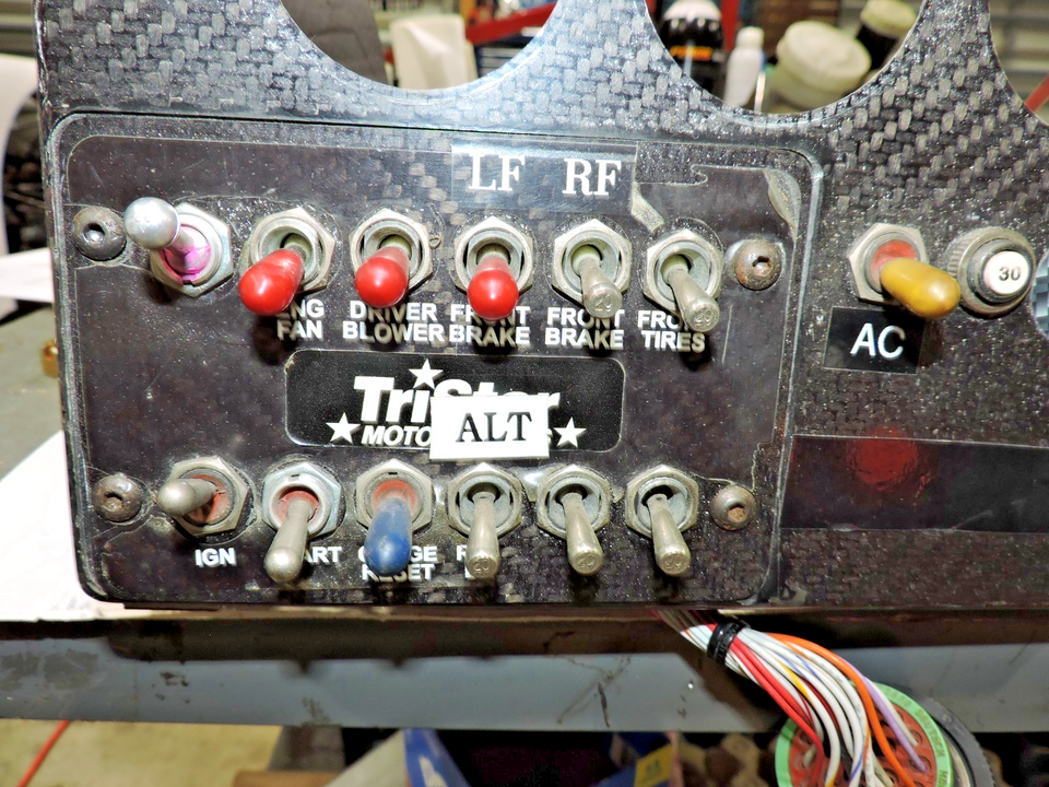 Carbon Fiber dash, switches, wiring, etc. NASCAR late model | eBay