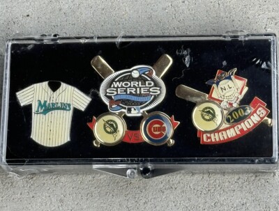 Marlins Vs Cubs Pin 2003 World Series Champions 3 Piece Pin Set ...