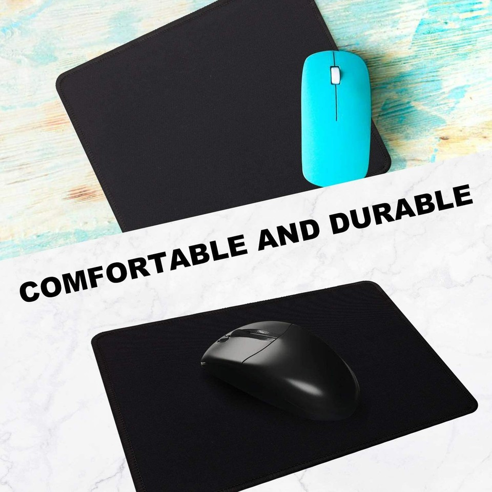 2-Pack Non-Slip Mouse Pad Stitched Edge PC Laptop For Computer PC ...