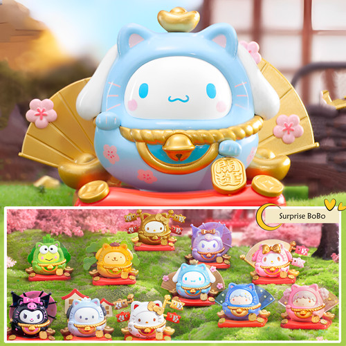 TOPTOY Sanrio Characters Lucky Cat Tumbler Roly-poly Series Confirmed ...