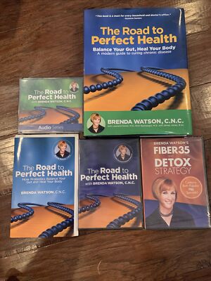 New Brenda Watson 5 CD & 2 DVDs & Hard Book Road to Perfect Health ...