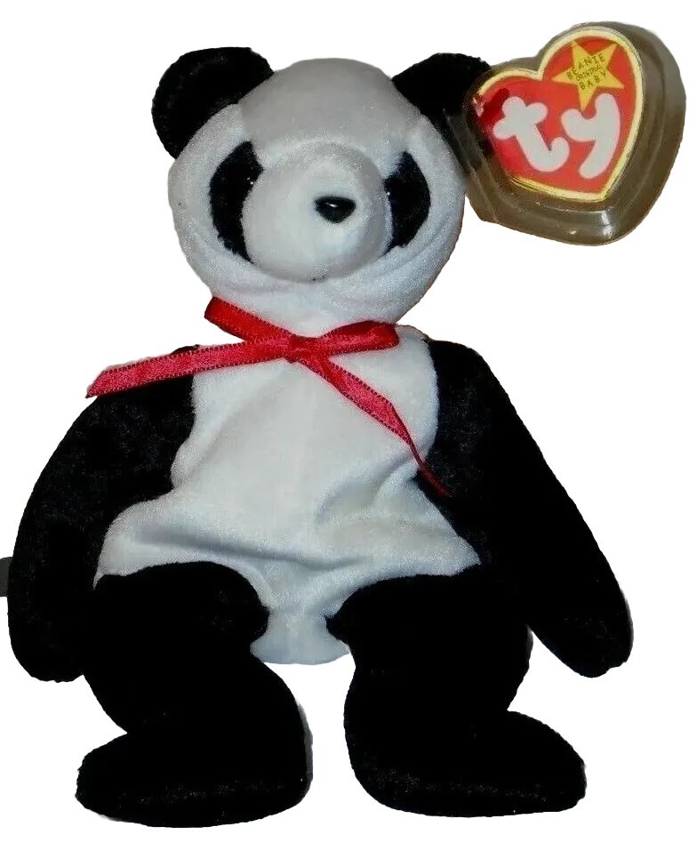 Ty Beanie Baby - FORTUNE the Panda Bear (8 Inch) NEW MWMTs Stuffed ...