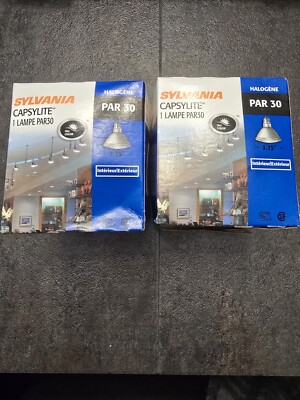 Lot of 2- SYLVANIA 130V Capsylite PAR30 Bulb 60PAR30/CAP/SPL/NFL25-130V ...